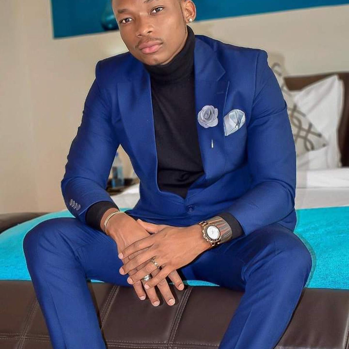Otile Brown's new hairstyle that people are talking about