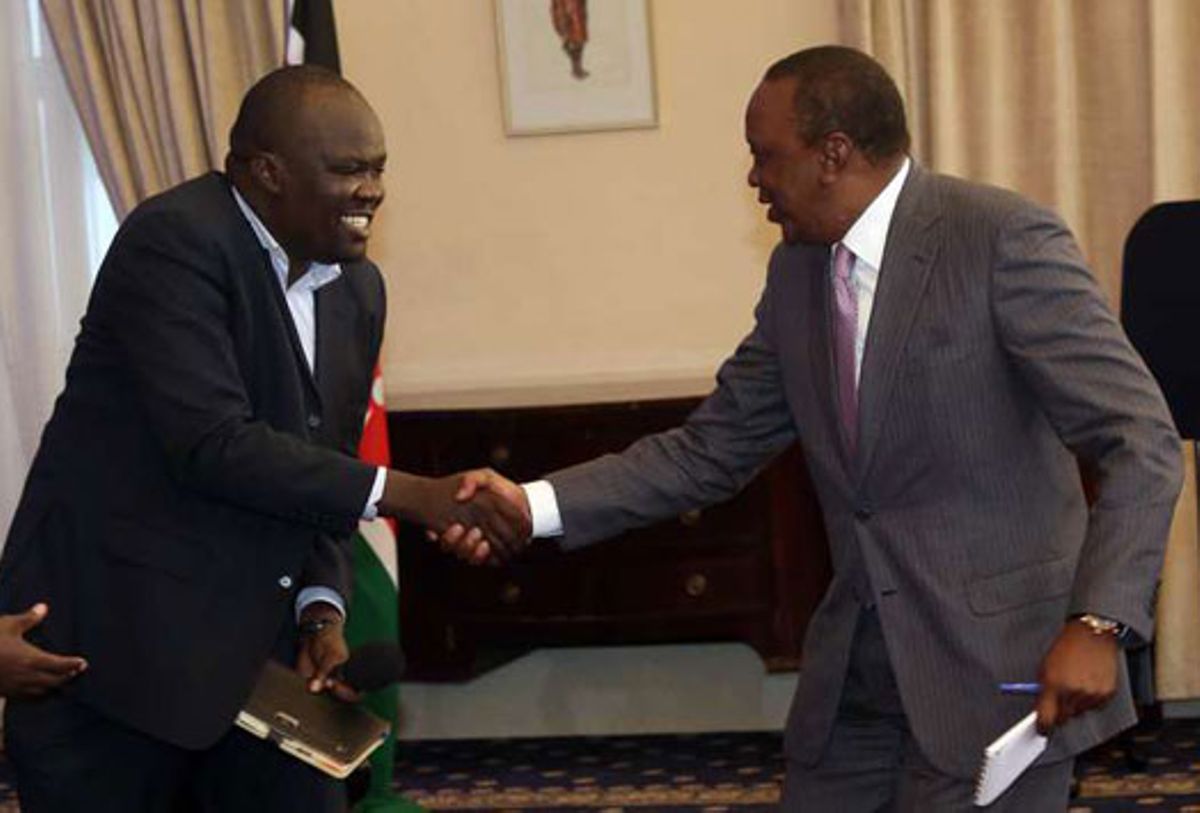 Robert Alai disagrees with Uhuru