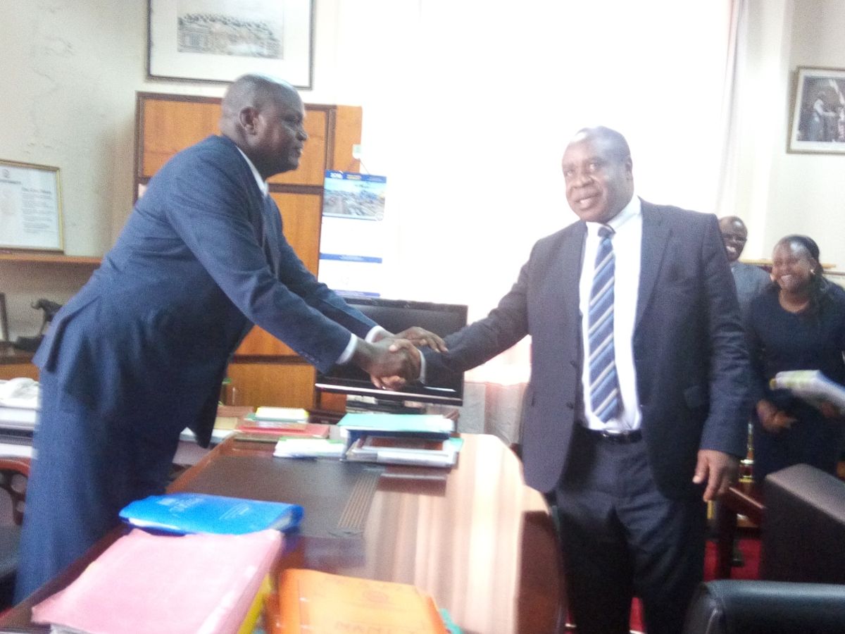 Prof. Ayiro finally hands over office to new VC