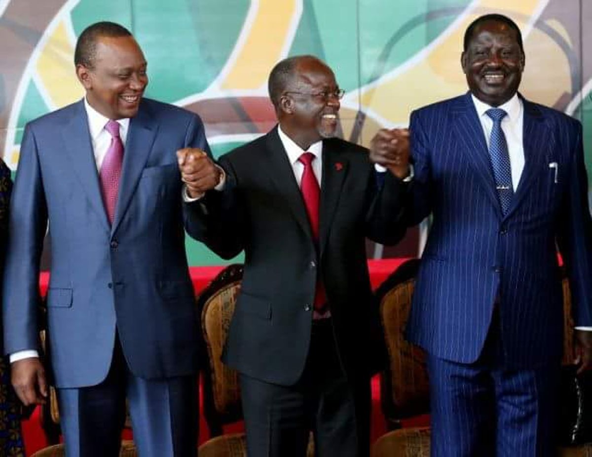 Raila to reunite Uhuru-Magufuli in Migori as handshake goes international