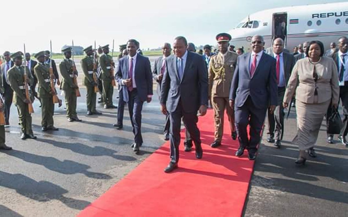 How Uhuru was received in Kampala