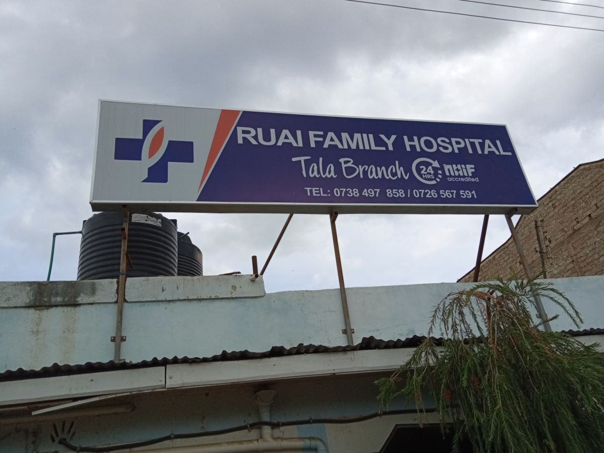 Ruai Family Hospital on the spot after death of an expectant mother