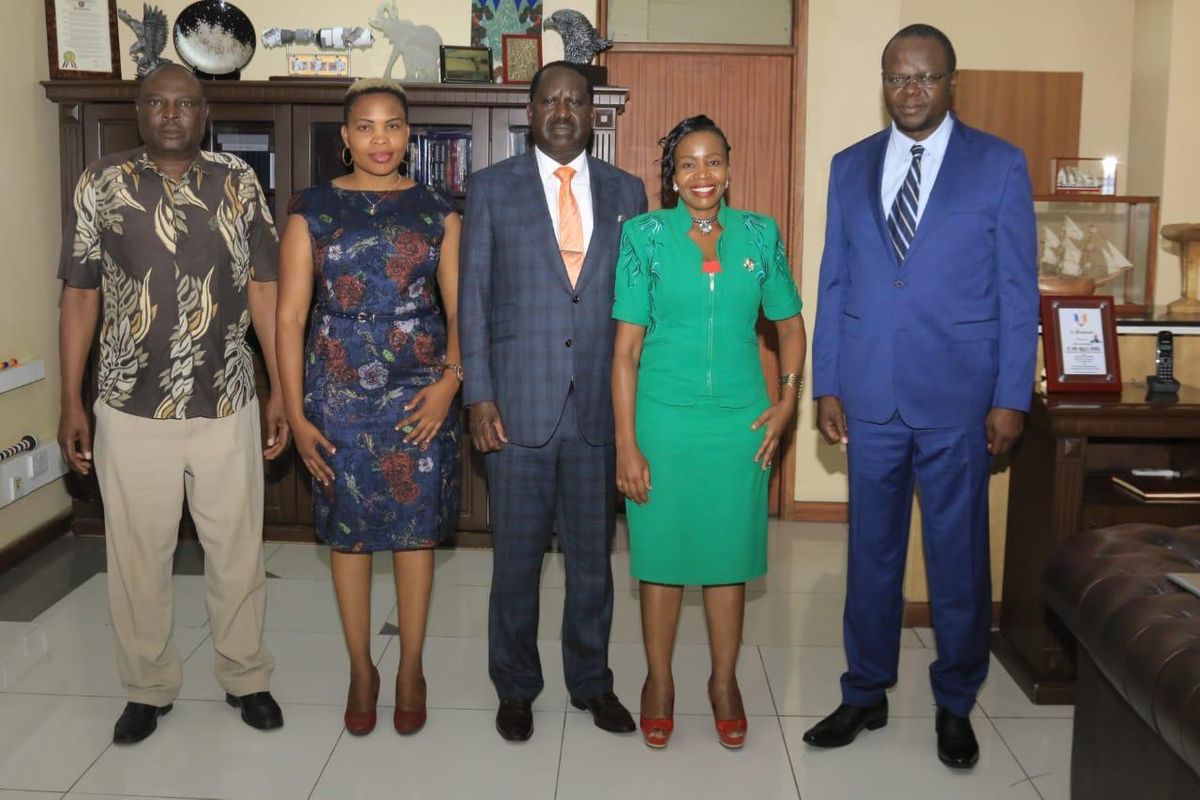 What Raila said about Governor Obado in Capitol Hill meeting