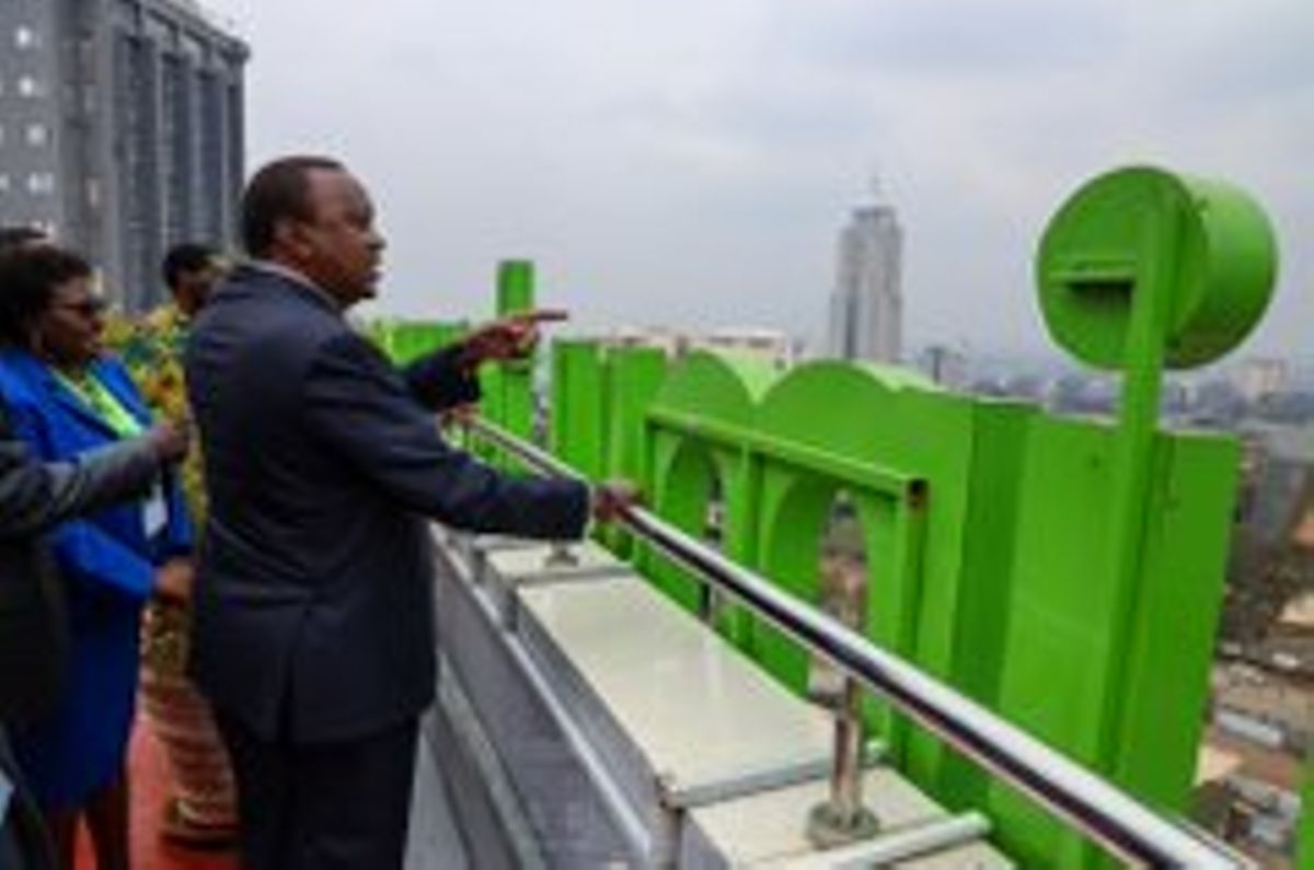 Uhuru commissions revamped New KCC factory Uhuru commissions revamped New KCC factory