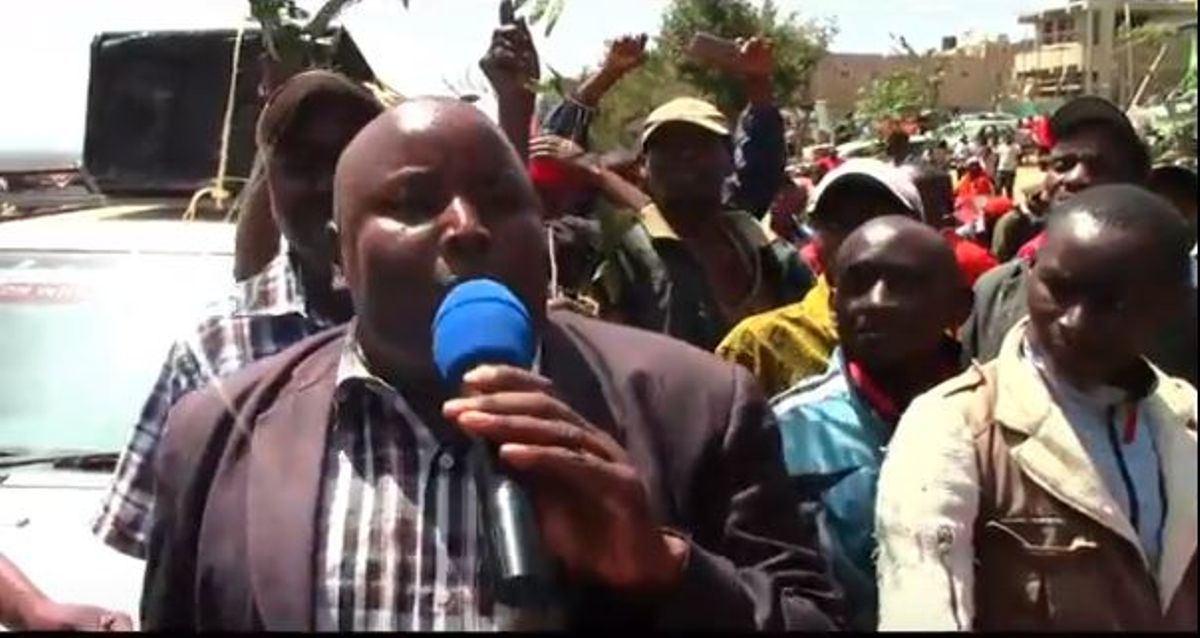 Residents protest against 'rogue' cops in Matuu