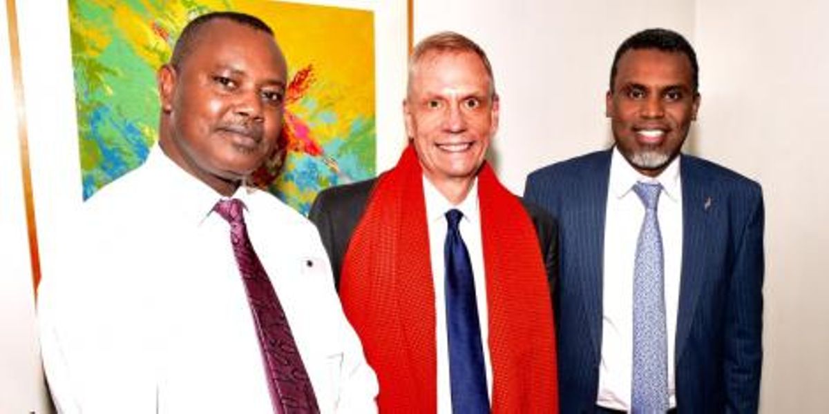 Senior government officials grace Robert Godec's farewell party