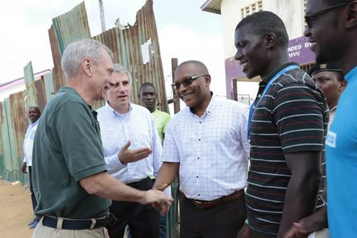 US envoy 'camps' in Mombasa