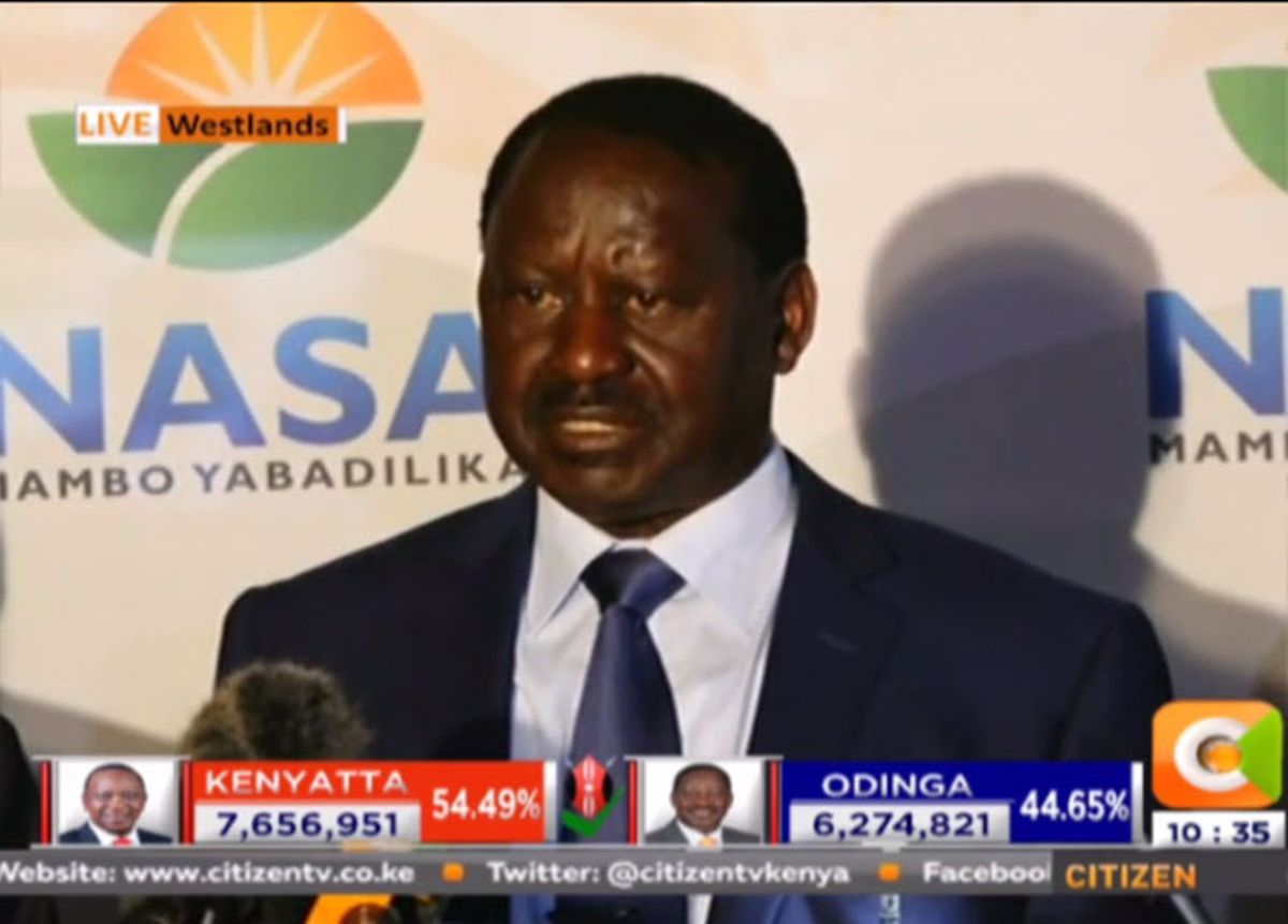 Which way for Raila if the Supreme Court on September 1 confirms Uhuru ...