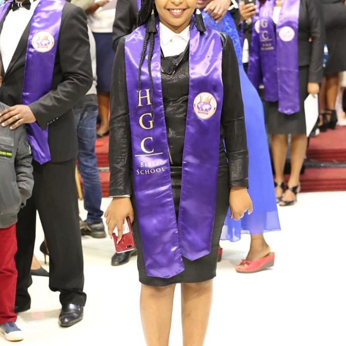 Size 8 turns pastor after her recent graduation ceremony