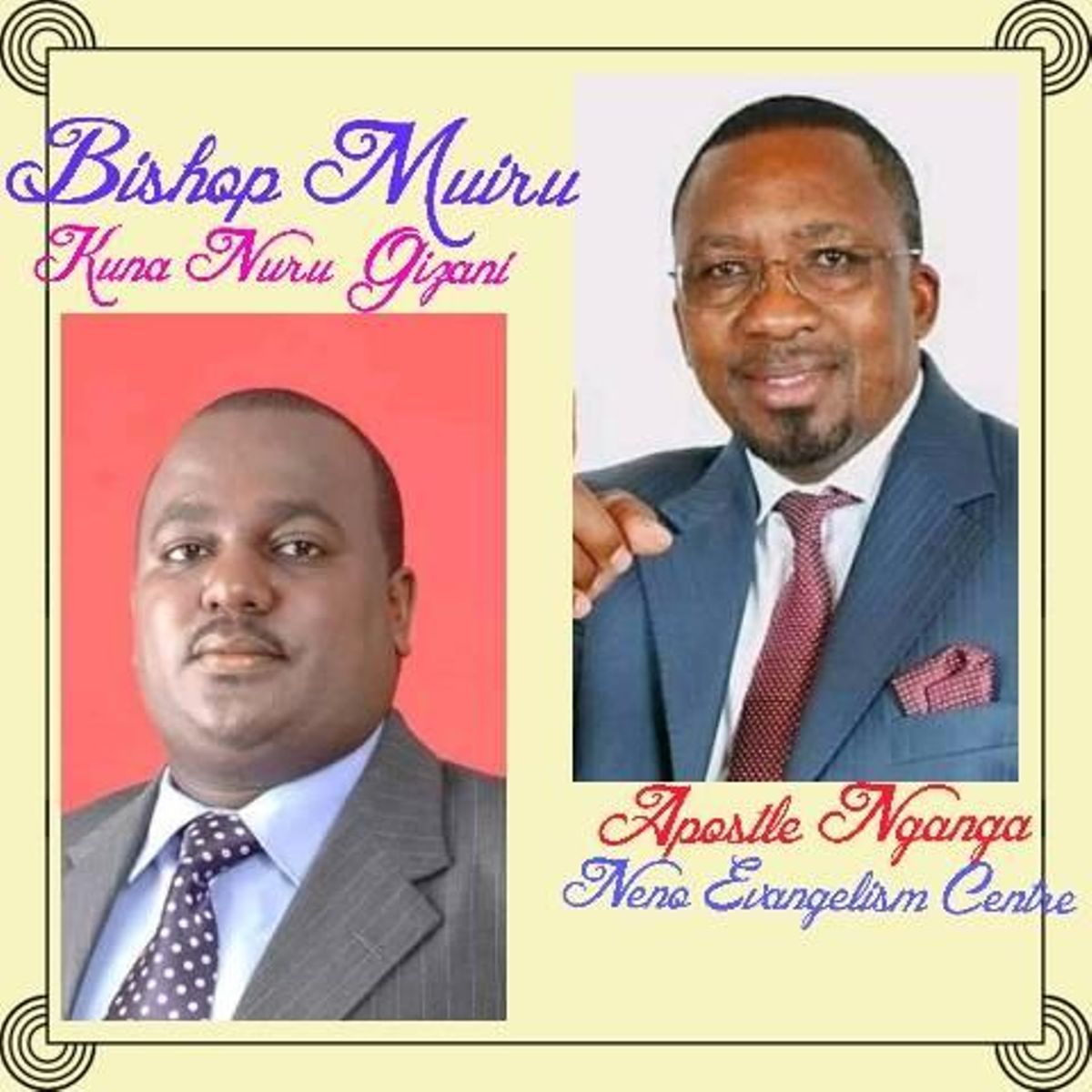 Victim alleges Bishop Ng'ang'a and Pastor Pius Muiru are spiritual conmen