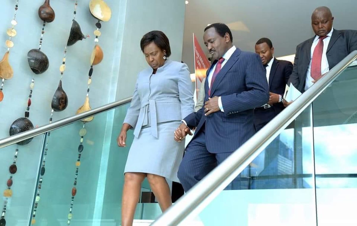 Photo capturing the Kalonzo-Ngilu chemistry excites Kenyans online