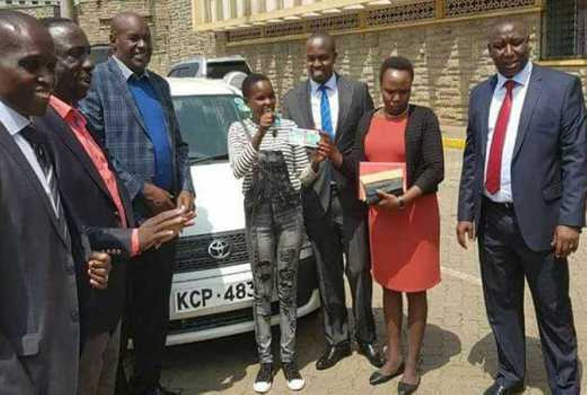 Artiste awarded brand new Probox car for memorable Jubilee tune