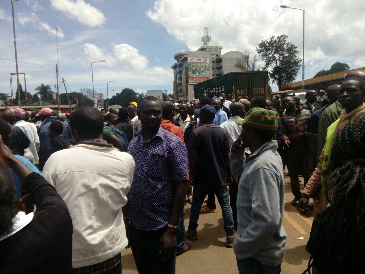 Why there was demonstration in Kisumu on Sunday