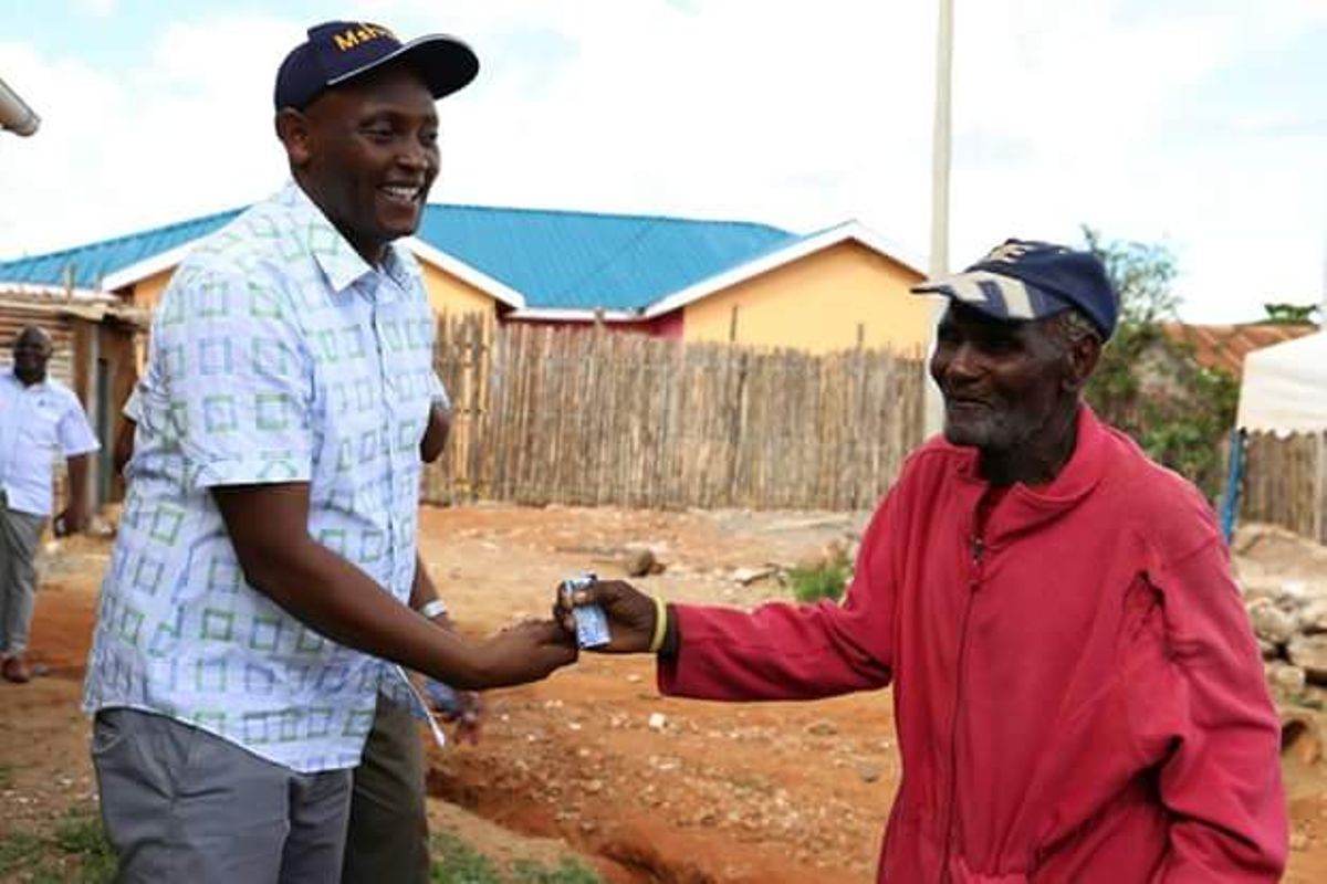 The NASA governor issuing free NHIF cards to the electorates
