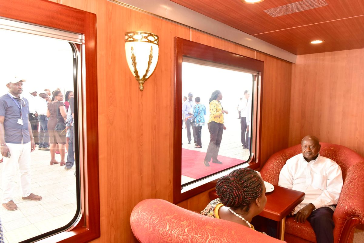 Museveni shares his experience during 4-hour SGR trip