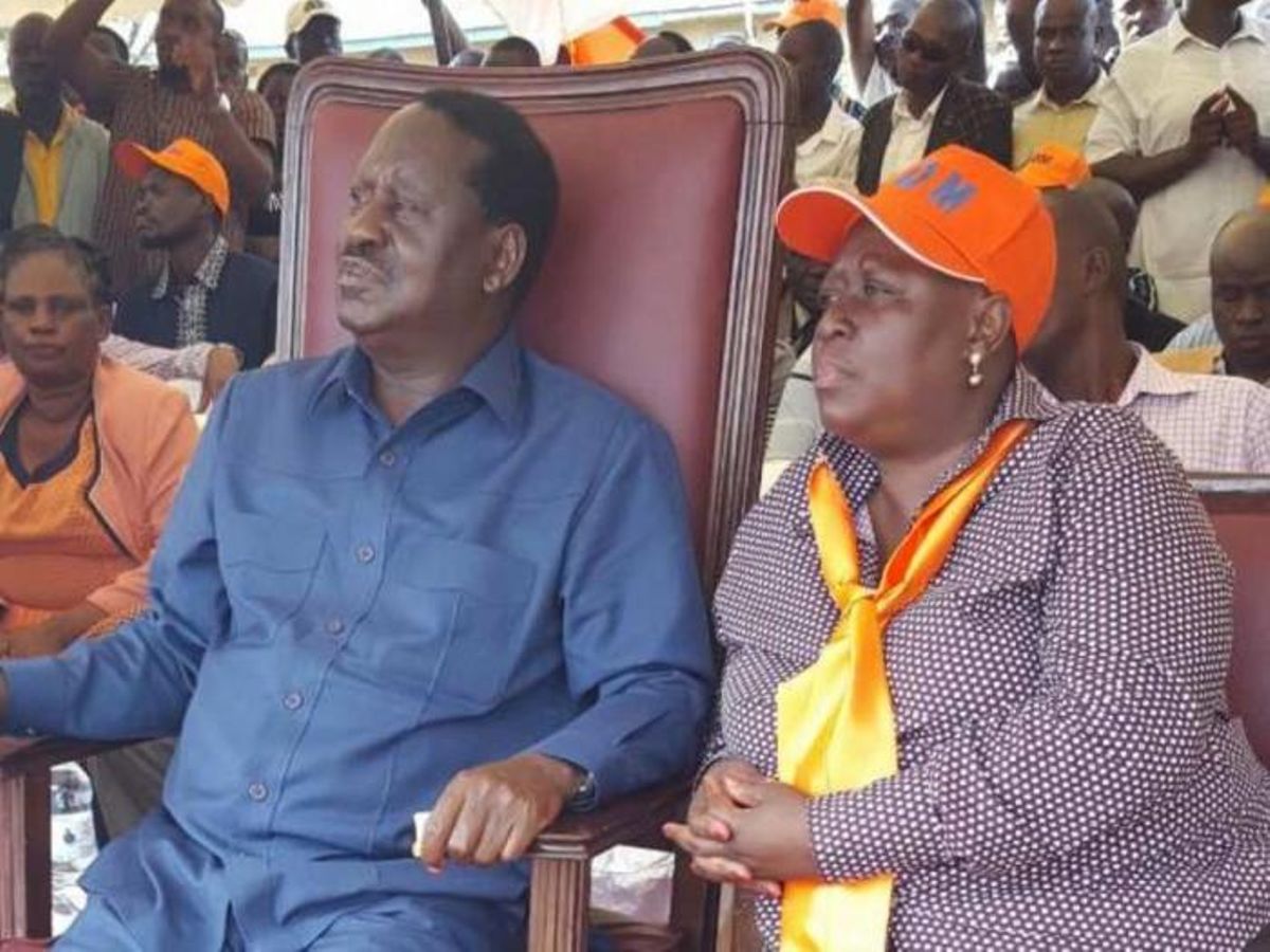 Where is Raila's sister?