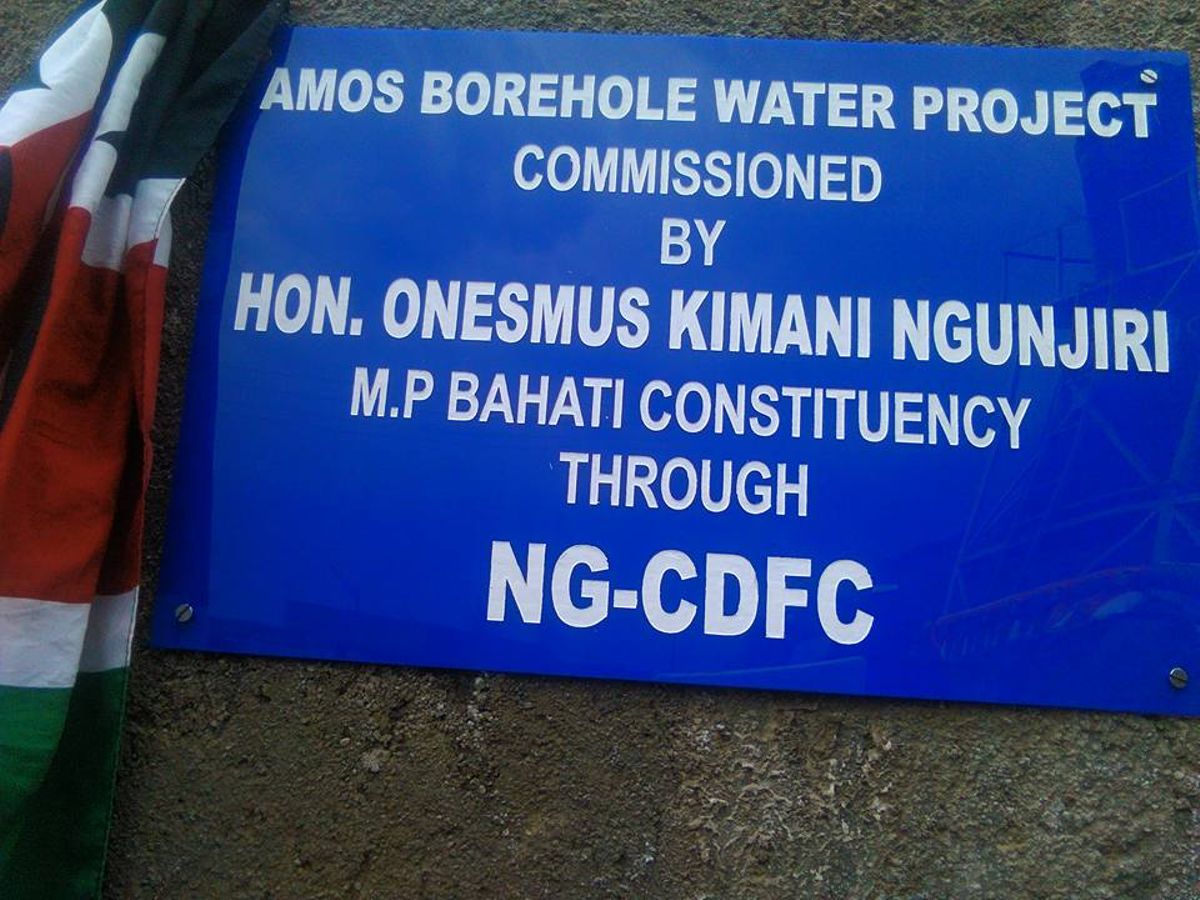 Local committee blamed over mismanagement of NG-CDF water project