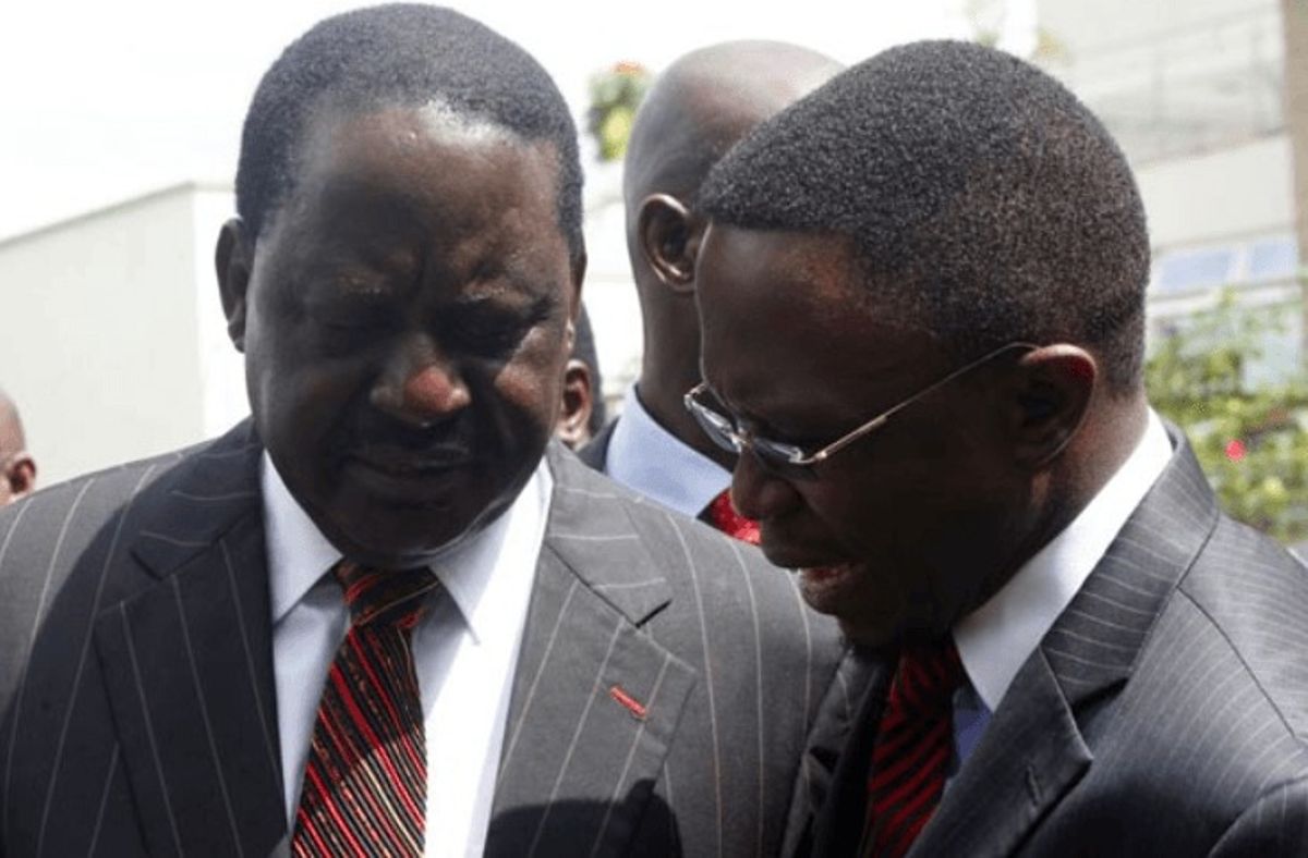 Ababu's memorable speech during Kajwang's burial before betraying Raila