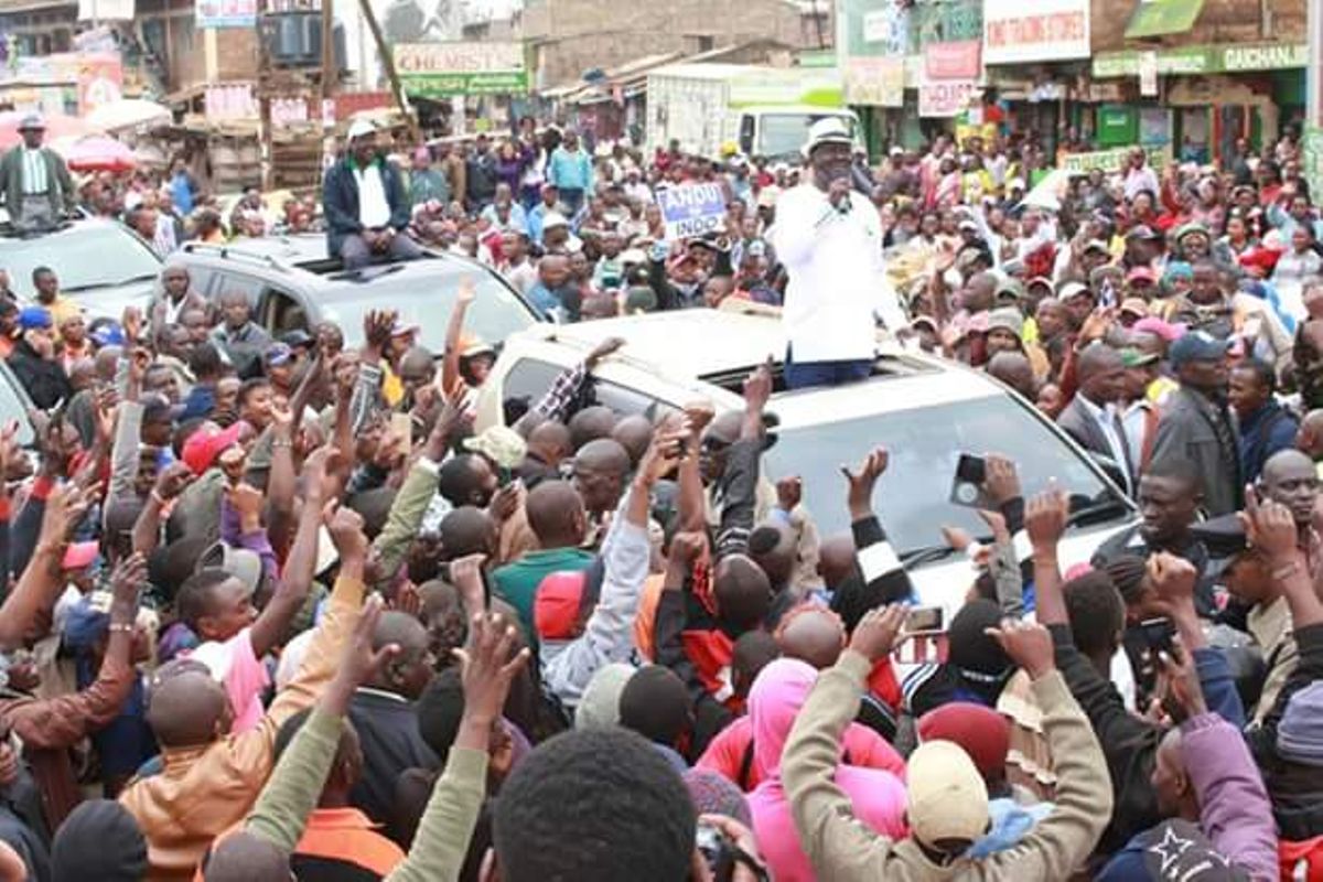 Details of Raila's first rally after controversial fresh election