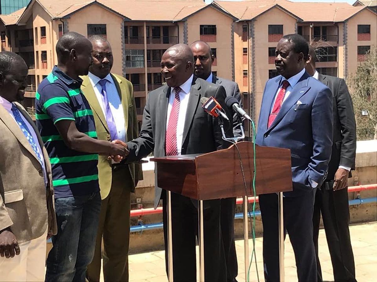 Kamanda hits out at those keen on disrupting handshake