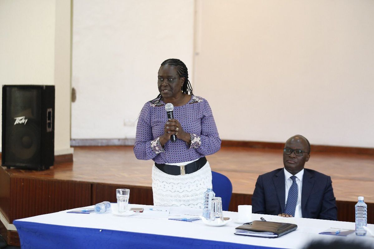 PS Esther Koimett arrives at Likoni tragedy scene