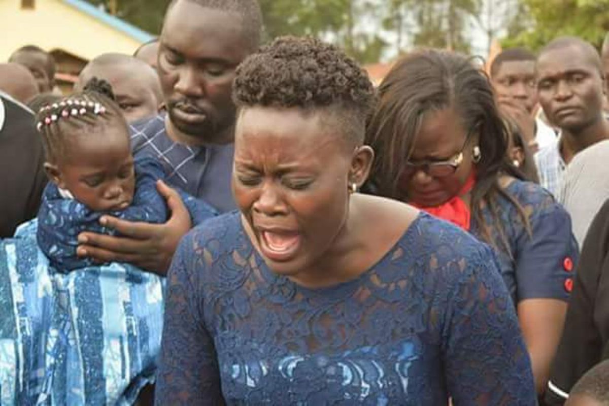 Revealed: Chebukati, Chiloba did not attend Msando's burial [PHOTOS]