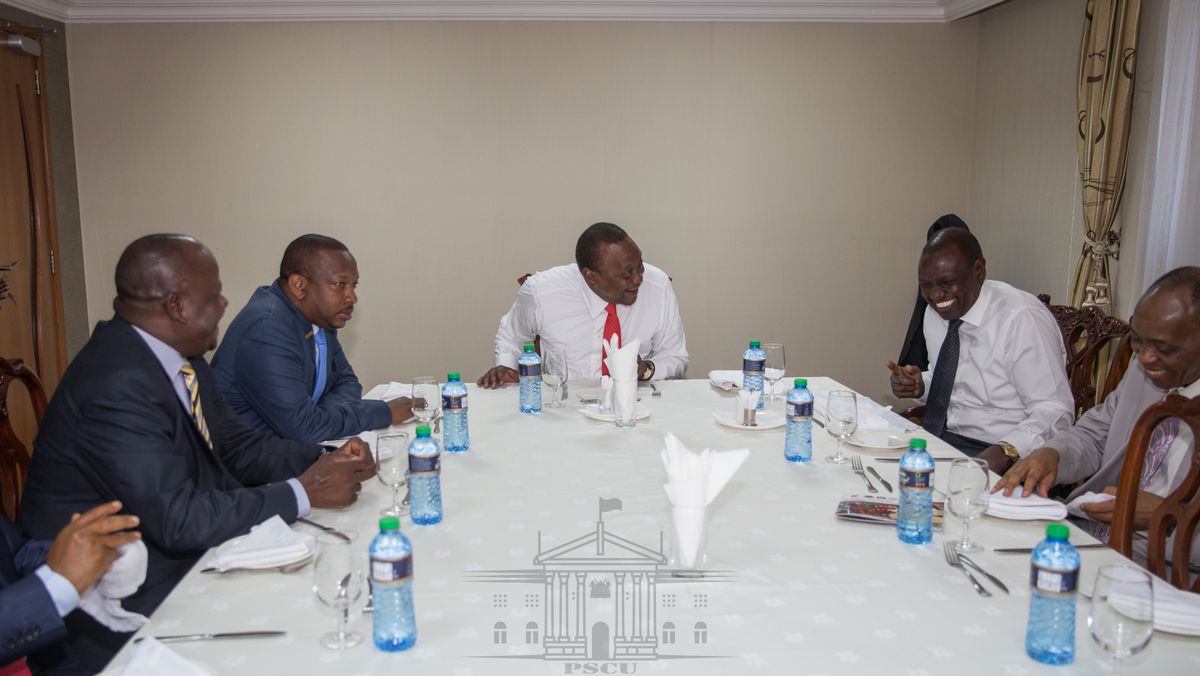 How Uhuru's surprise visit to DP Office calmed storm in Jubilee