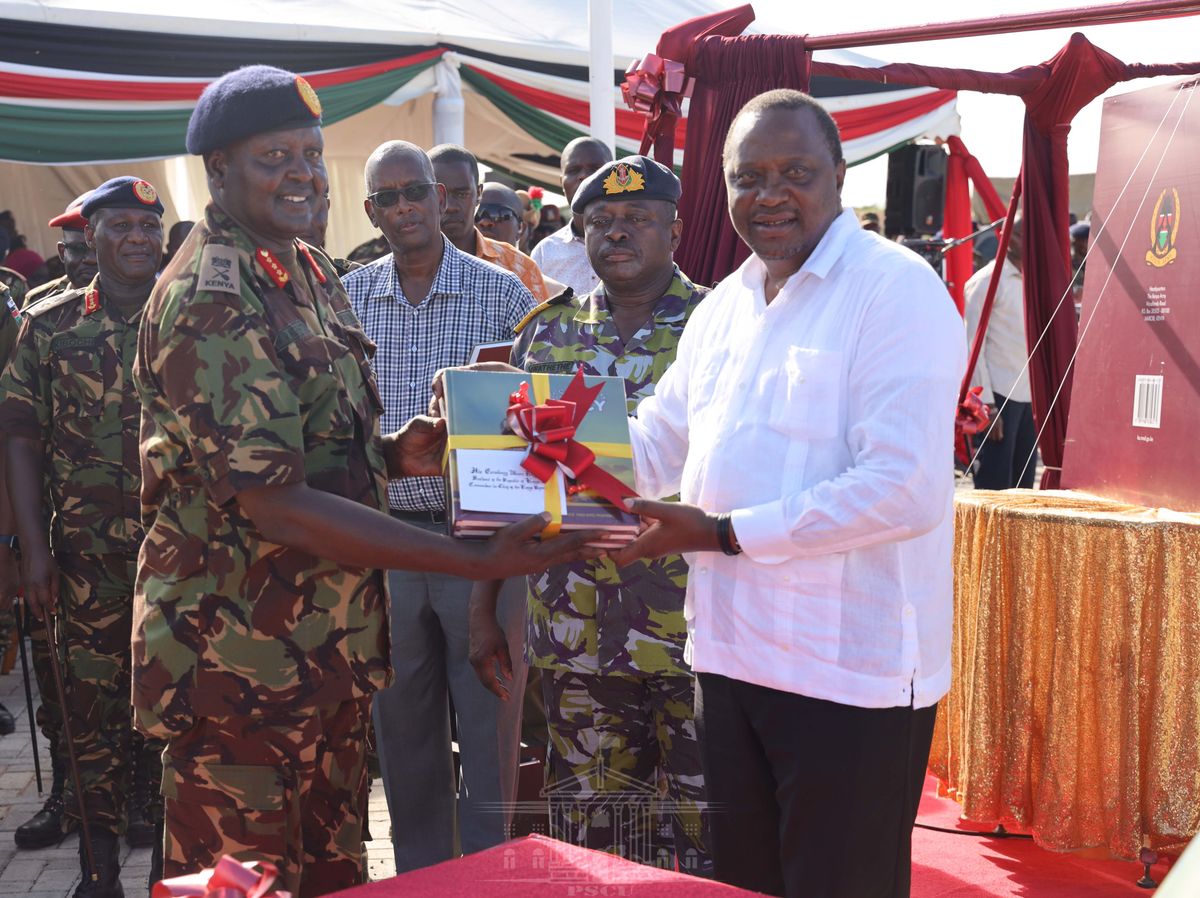 President Kenyatta inaugurates Modika barracks