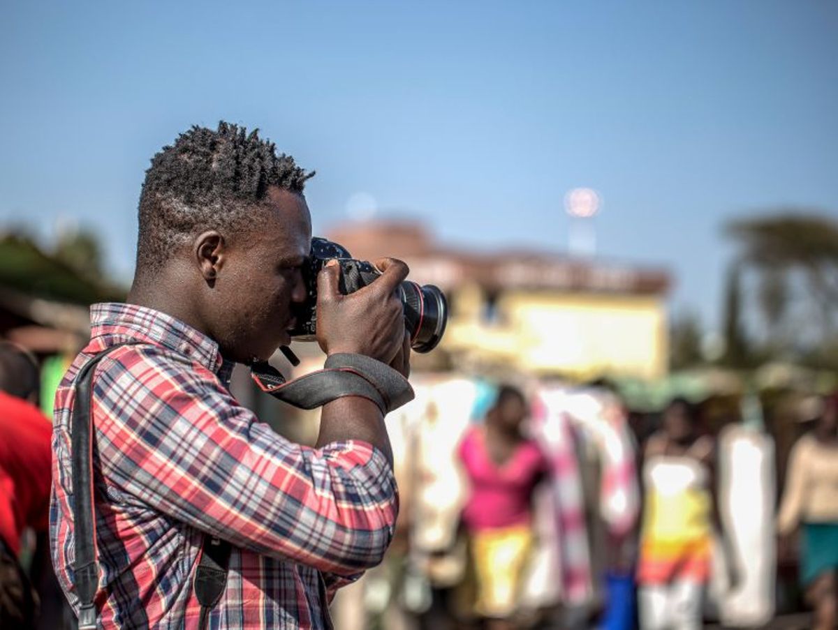 Self made photographer from Kibra