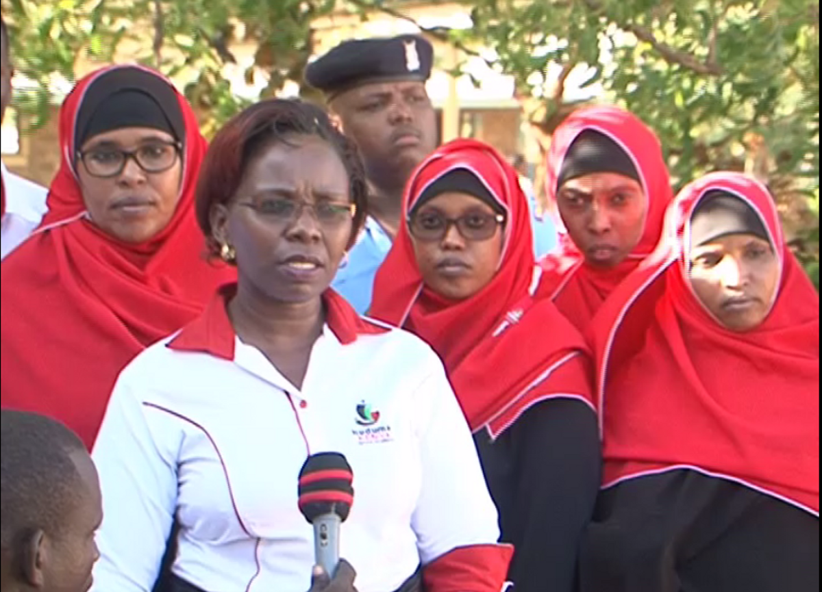 Huduma Centre workers in Garissa hold first educative walk