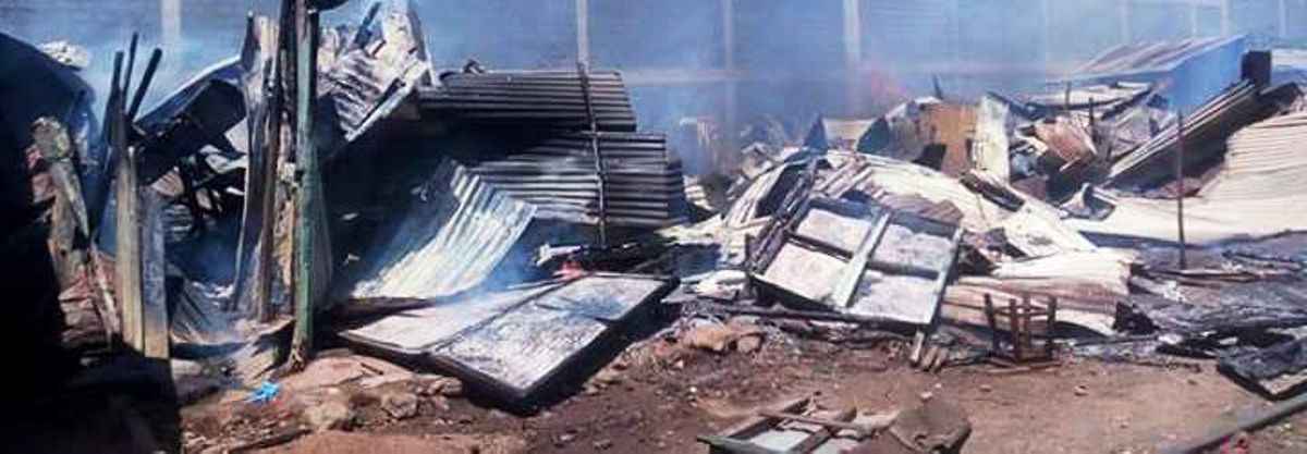 Mother, son injured after house catches fire