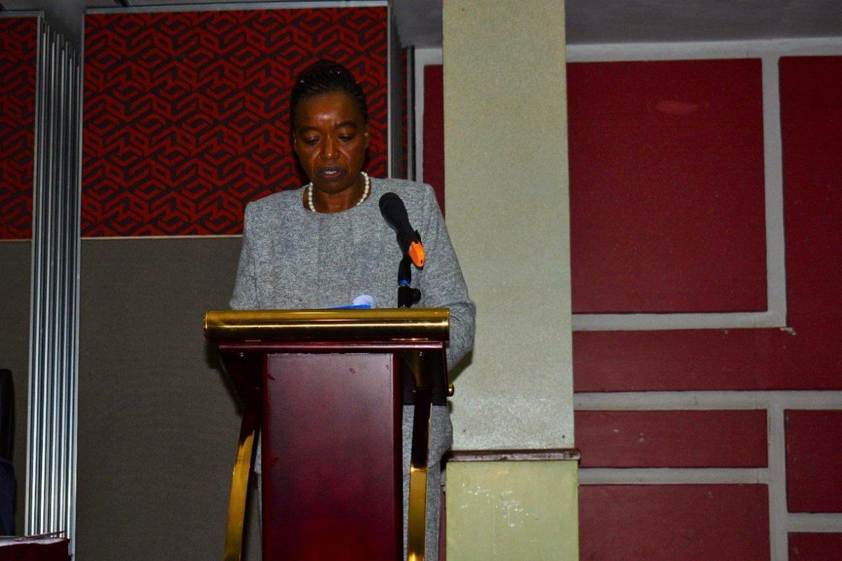 Monica Juma bids farewell to Foreign Affairs staff