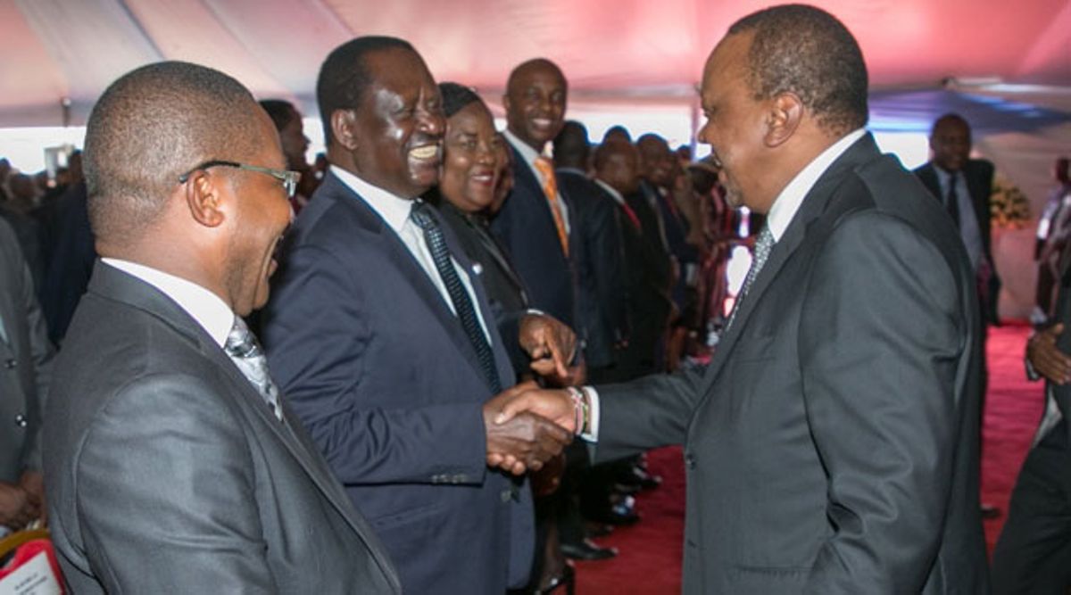 President Uhuru defends his handshake with Raila once again