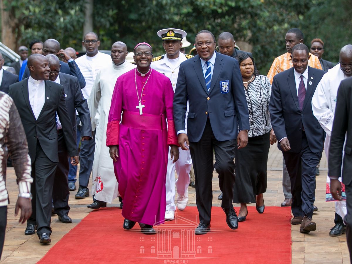 Uhuru steals show at St. Mary's in school uniform