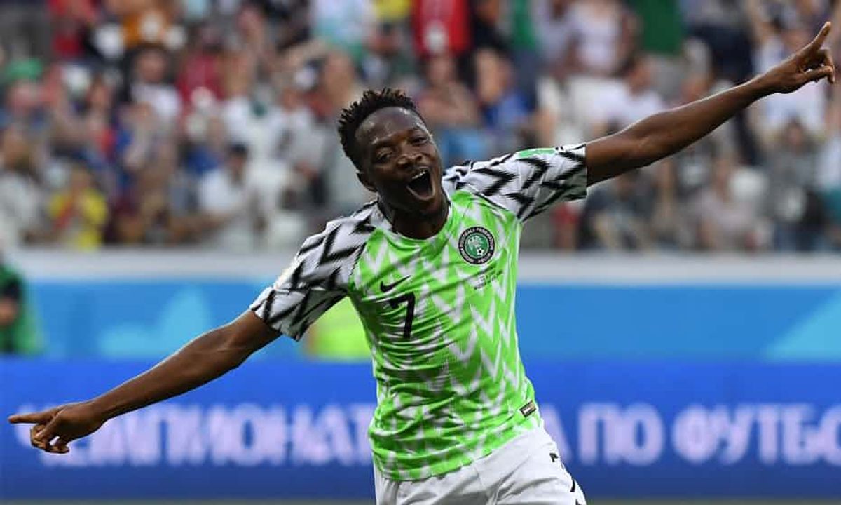Who is Ahmed Musa, player who scored two goals for Nigeria?