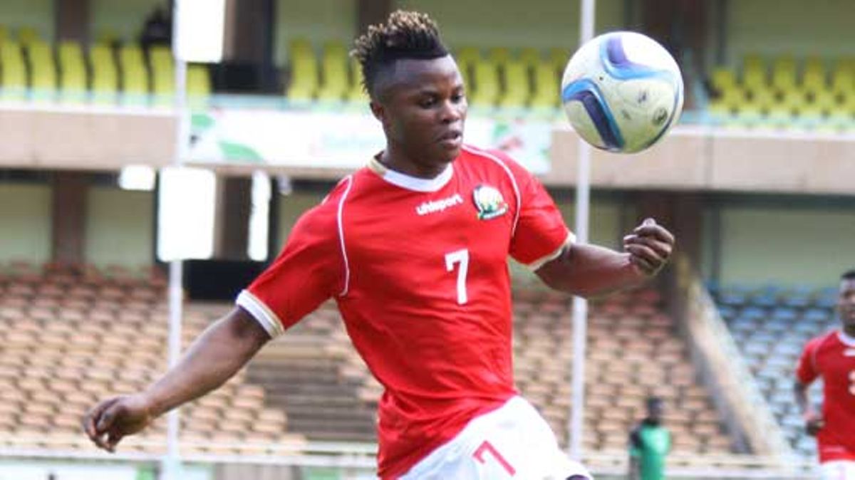 Kenyan winger makes history in China