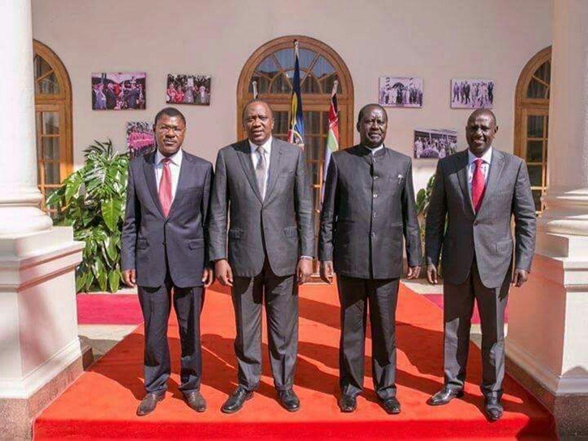 Kenya top 100 politicians, Raila surprises Uhuru - Opinion Poll