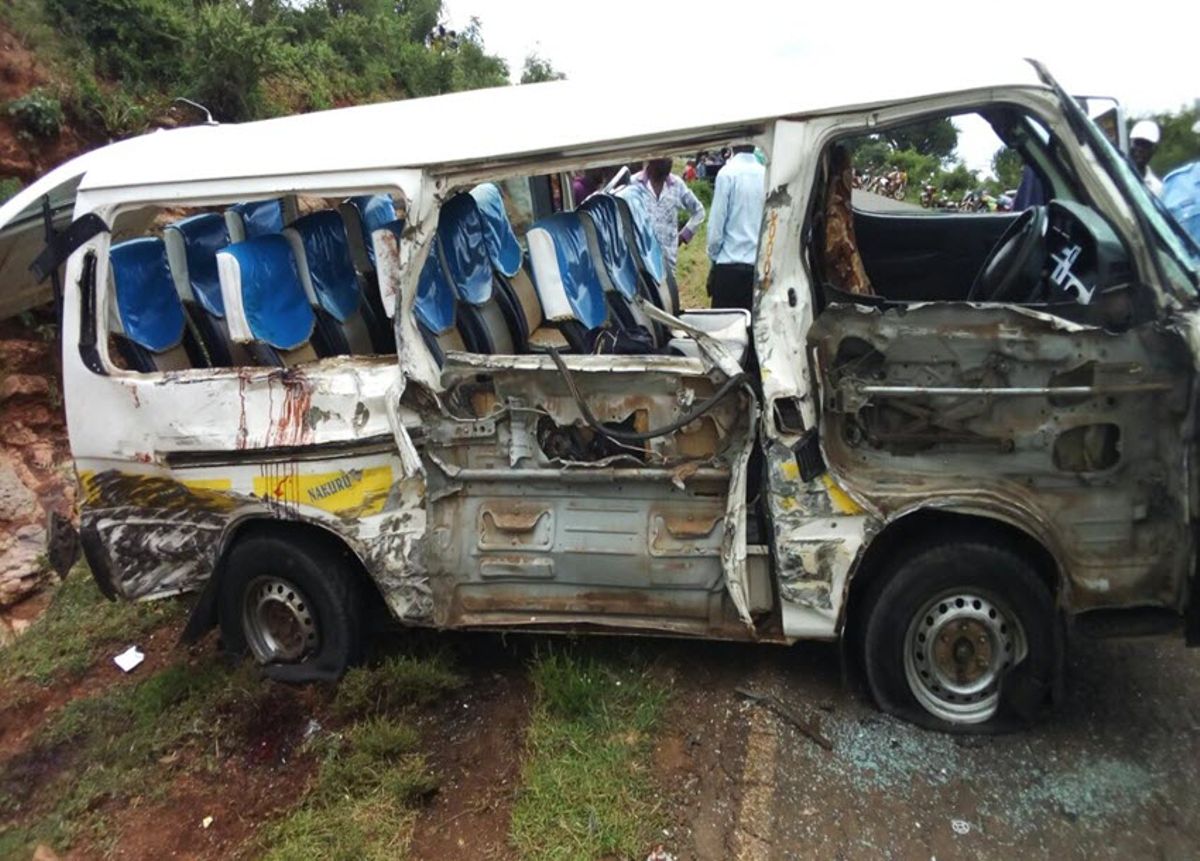 (Photos) Eldoret-Kaptagat road accident claims 11 lives