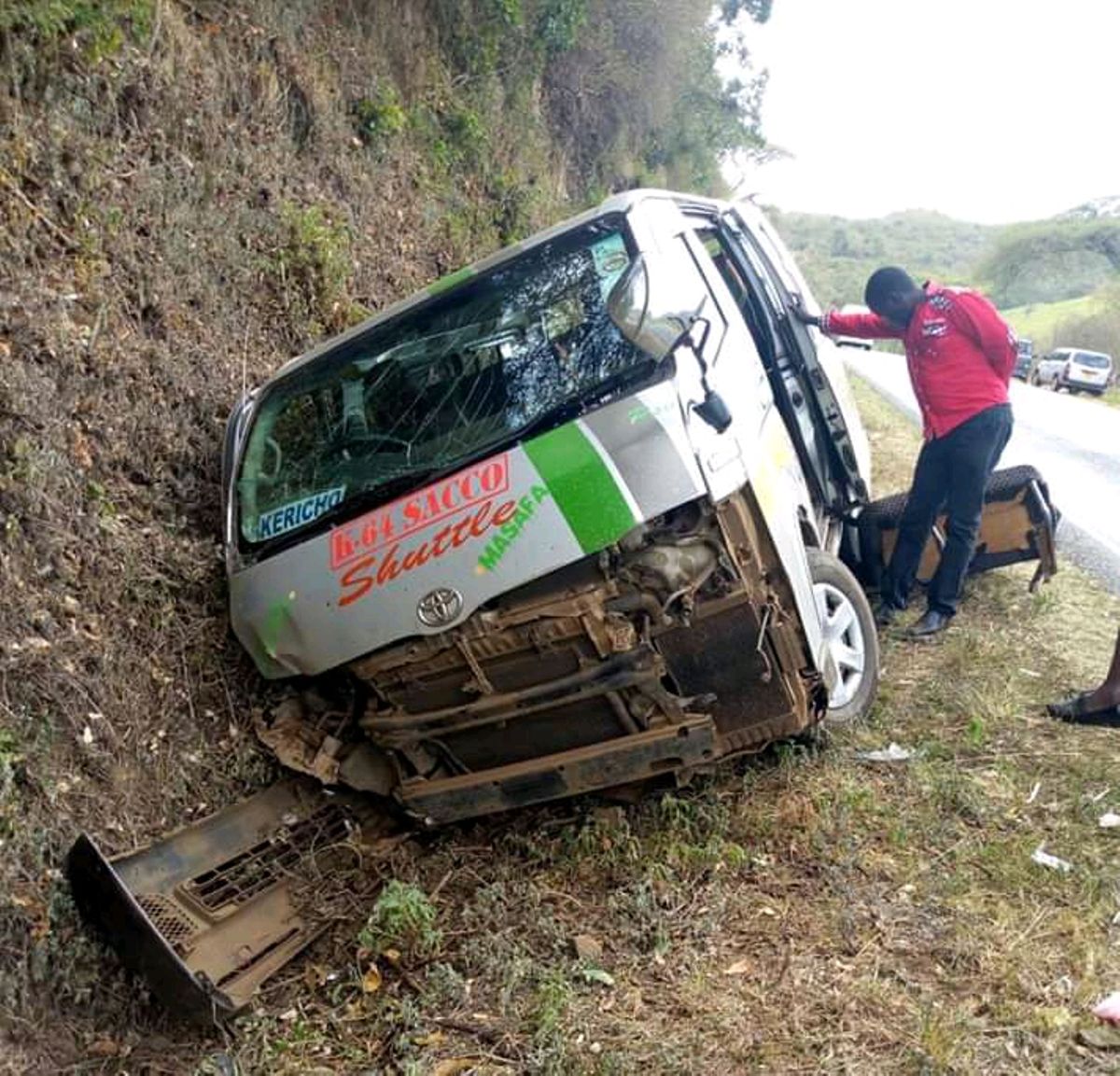 Accident reported along Eldoret-Kericho highway (Photos)