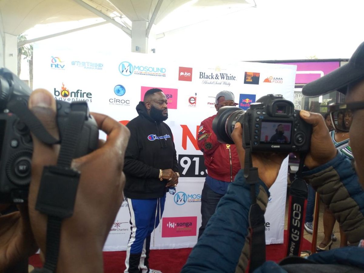 Rick Ross arrives in Nairobi for major concert [Photos]