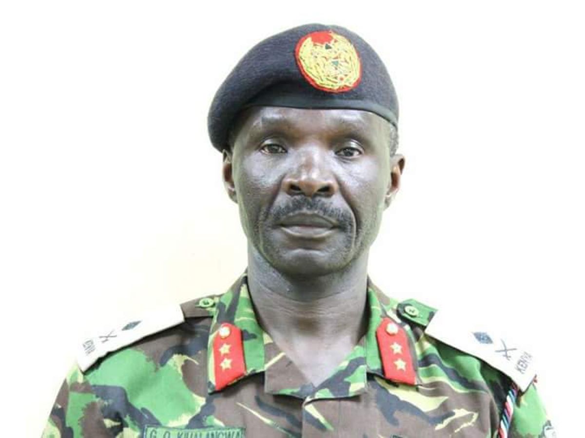 Maj Gen Kihalangwa reshuffled by Uhuru after two months at DoD headquarters