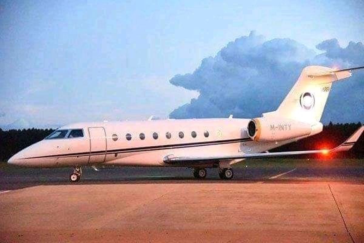 [PHOTOS] Details of special jet that picked Eliud Kipchoge from Kenya