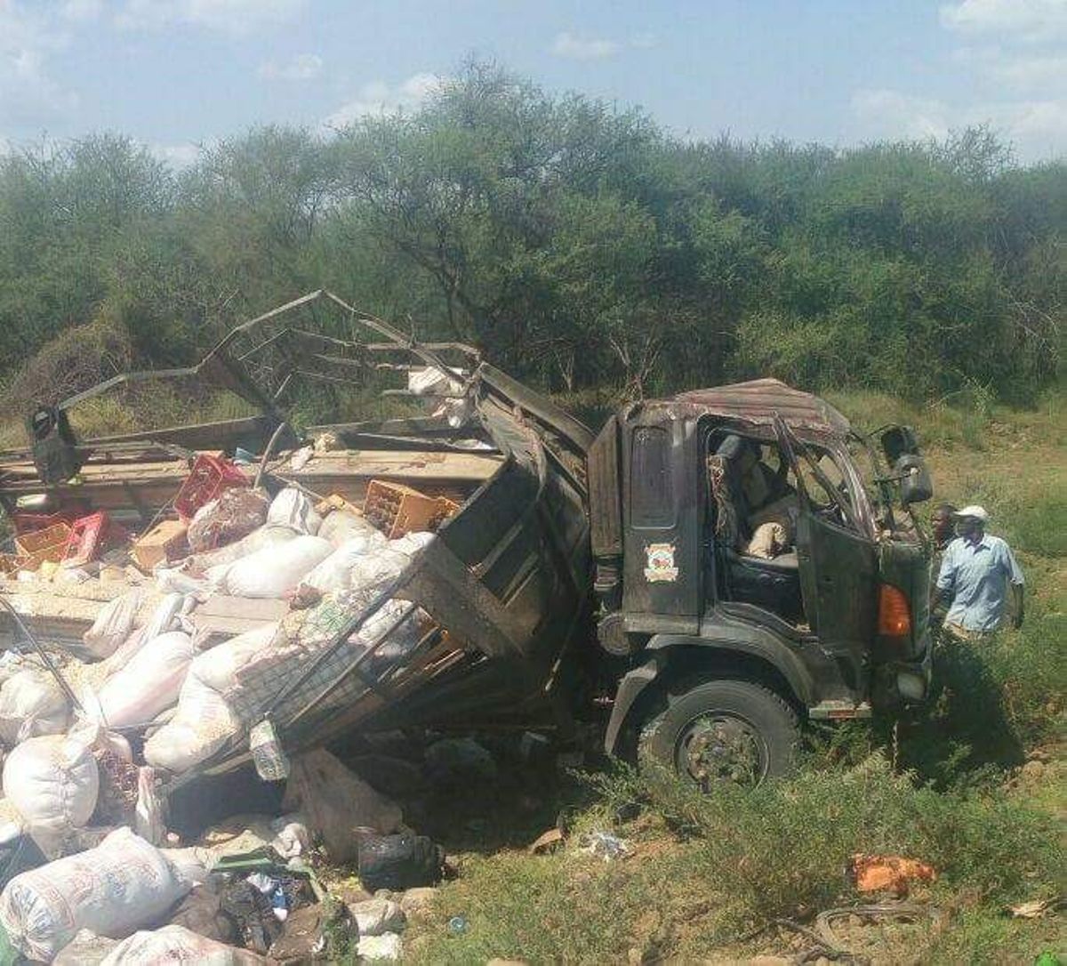 14 confirmed dead after AP lorry rolls in Baringo 14 confirmed dead after AP lorry rolls in Baringo