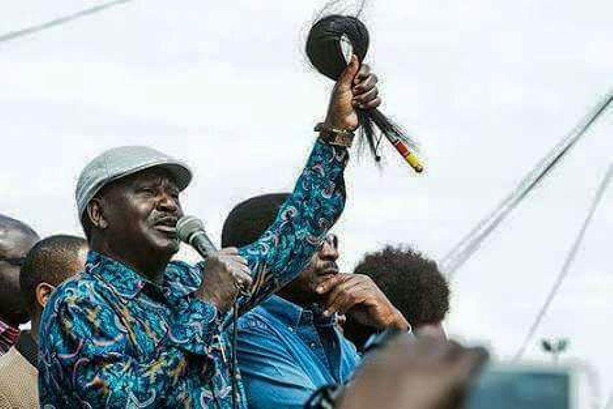 Trouble at NASA rally as Raila says will be sworn in on Dec 12