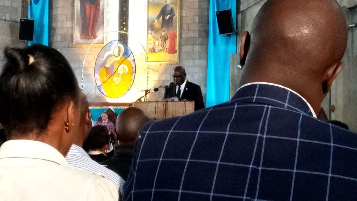 The late Msando's son message to Kenyans