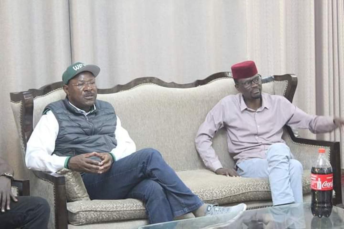 Didmus Barasa hosts Wetangula at his Bungoma home