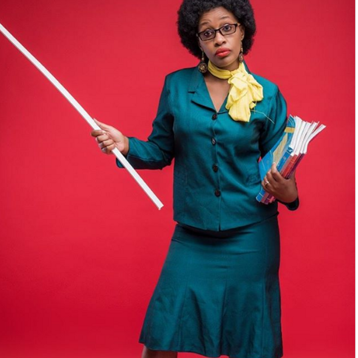 Celebrated comedian Teacher Wanjiku's TBT photo causes a stir online